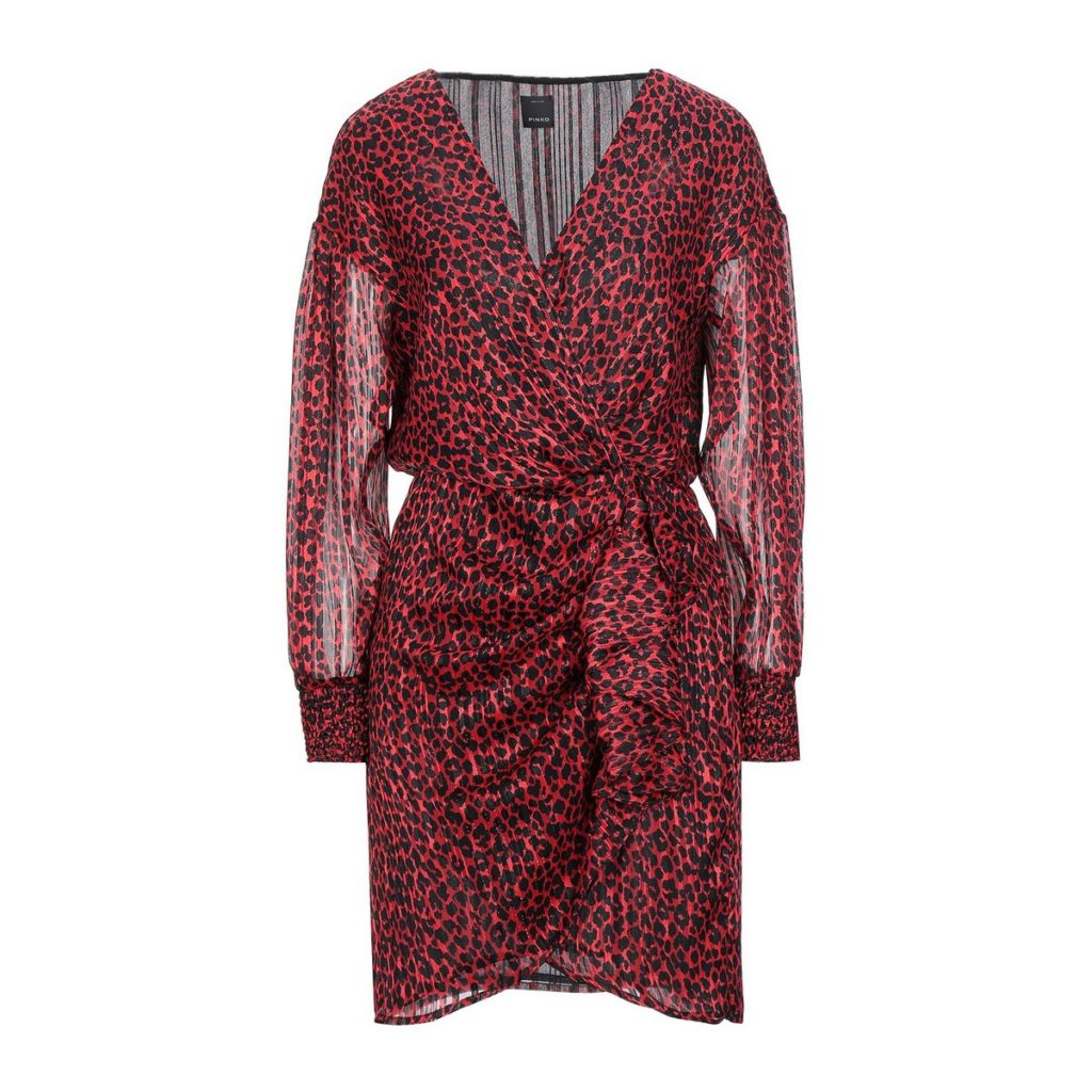 Frogbox • rode opengewerkte jurk • shop BOLLYWOLLY