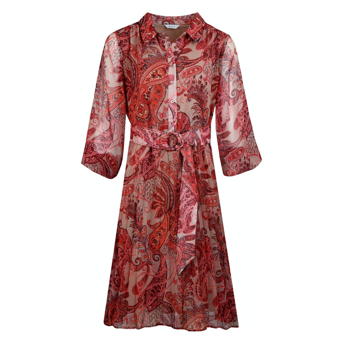 Frogbox • witte midi jurk • shop BollyWolly